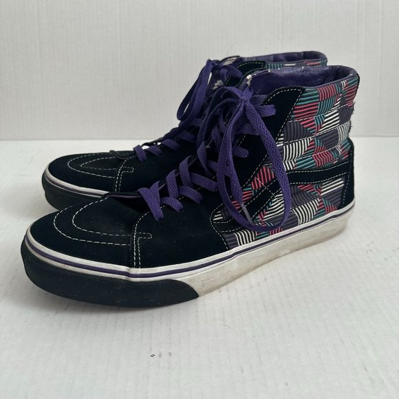 Vans | Shoes | Vans Sk8hi With Geo Pattern | Poshmark